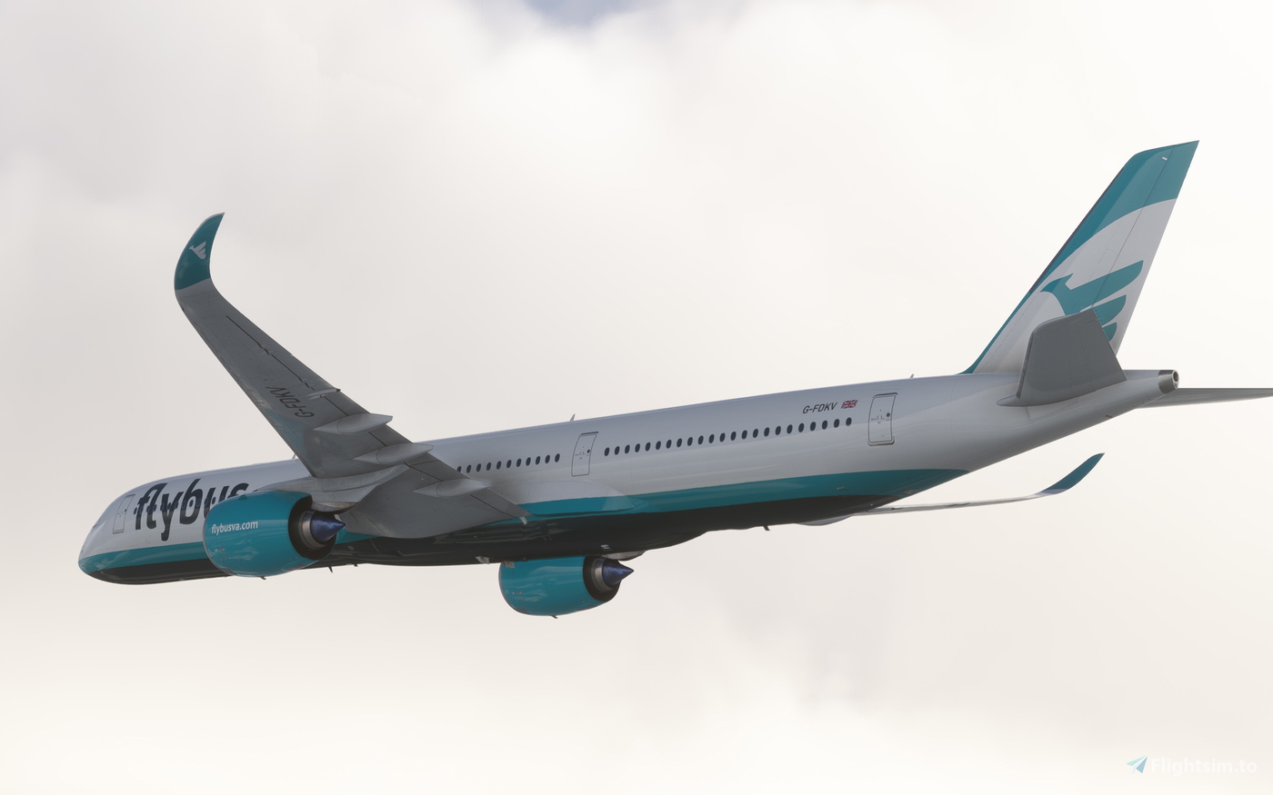 Flybus iniBuilds A350-1000 G-FDKV Fictional のために Microsoft Flight ...
