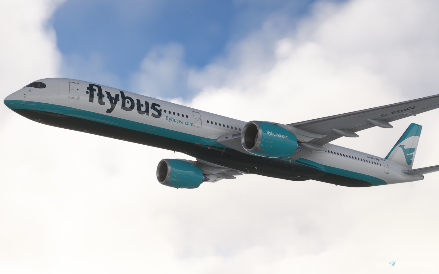 Flybus iniBuilds A350-1000 G-FDKV Fictional for Microsoft Flight ...