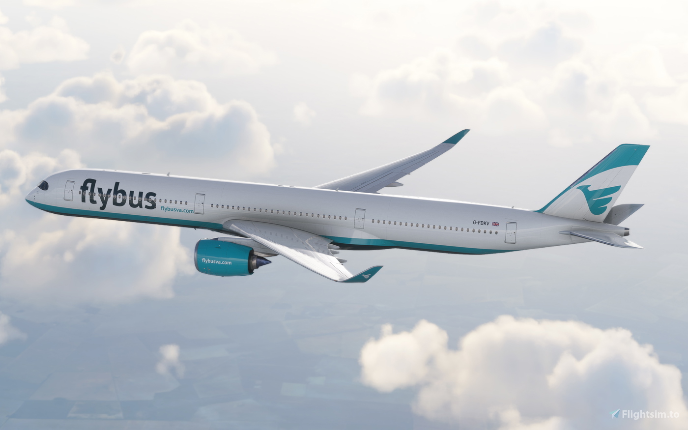 Flybus iniBuilds A350-1000 G-FDKV Fictional for Microsoft Flight ...