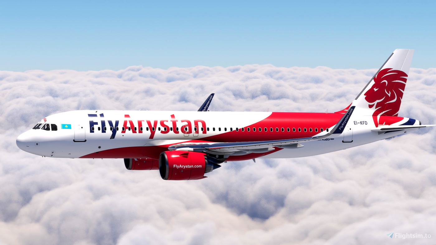 [A32NX] FlyByWire A320Neo FlyArystan Fleet for Microsoft Flight Simulator | Feed