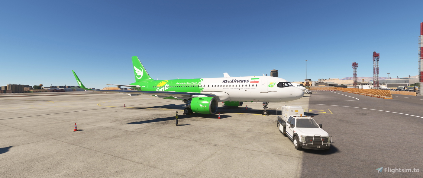 [A32NX] FlyByWire A320neo Sprite Sky Airways for Microsoft Flight ...