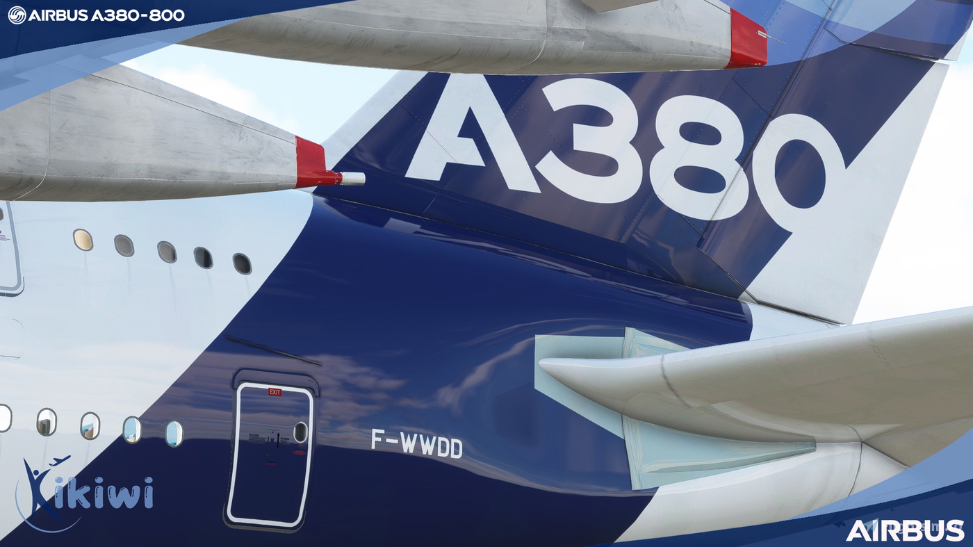 FlyByWire A380-800 Airbus House iflyA380.com Livery 4K & 8K for Microsoft Flight Simulator | MSFS