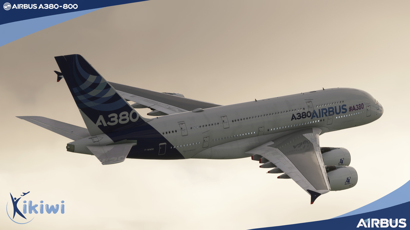 FlyByWire A380-800 Airbus House iflyA380.com Livery 4K & 8K for Microsoft Flight Simulator | MSFS