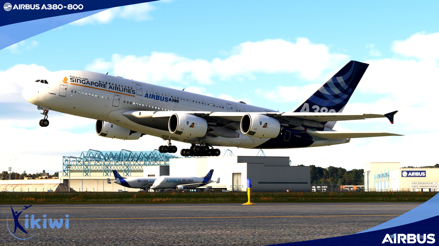 FlyByWire A380-800 Airbus House Livery Singapore Airlines "1st to Fly ...