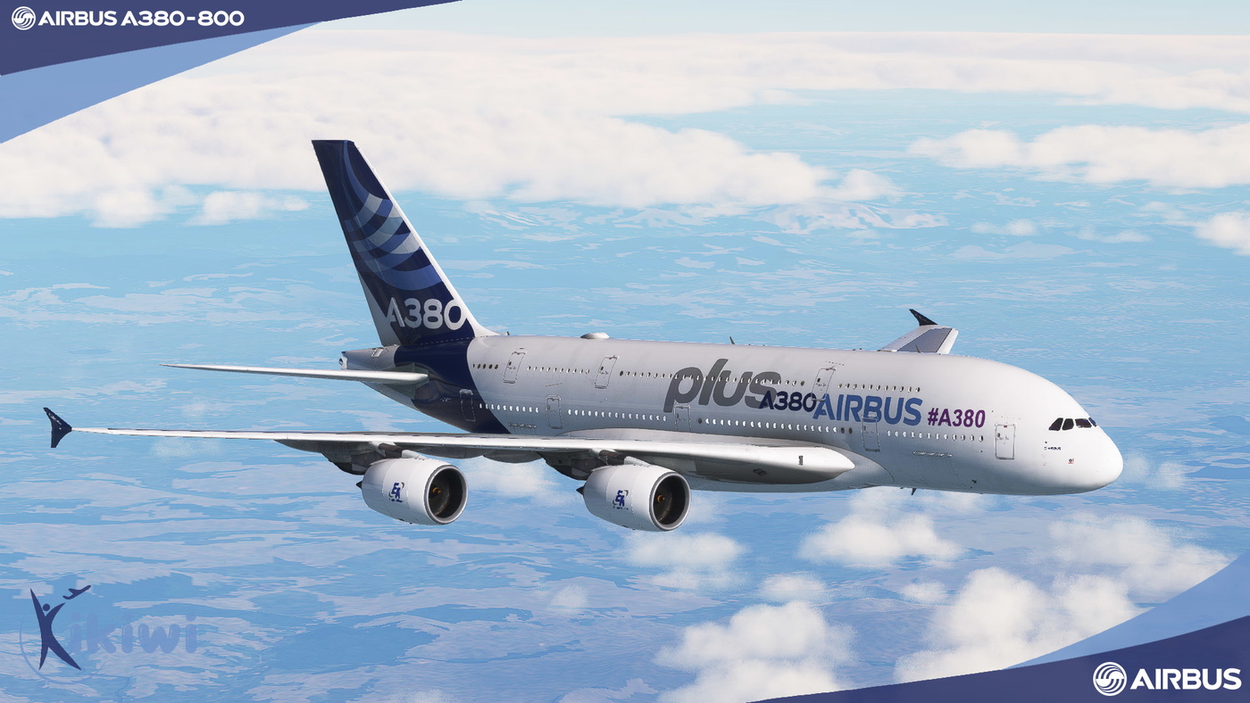FlyByWire A380-800 Airbus House plus Livery 8K за Microsoft Flight ...