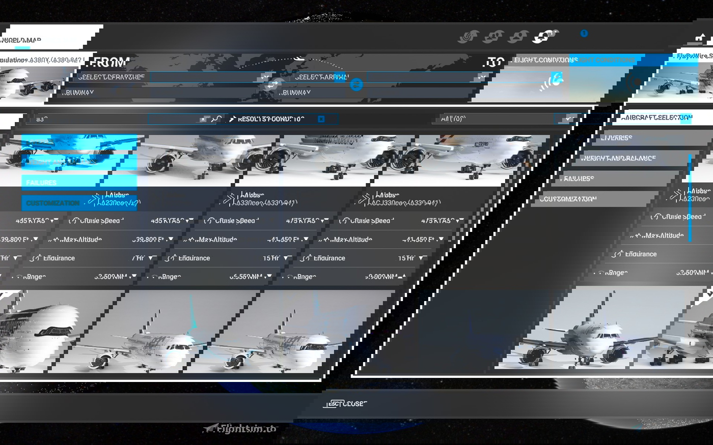 FlyByWire A380 Thumbnail replacement for Microsoft Flight Simulator | MSFS