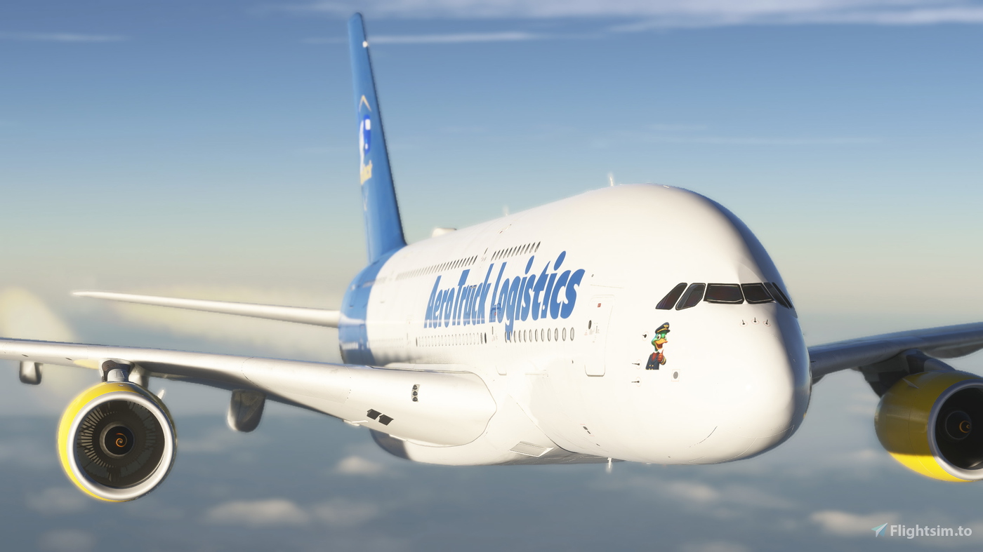 FlyByWire A380X AeroTruck 4K per Microsoft Flight Simulator | MSFS