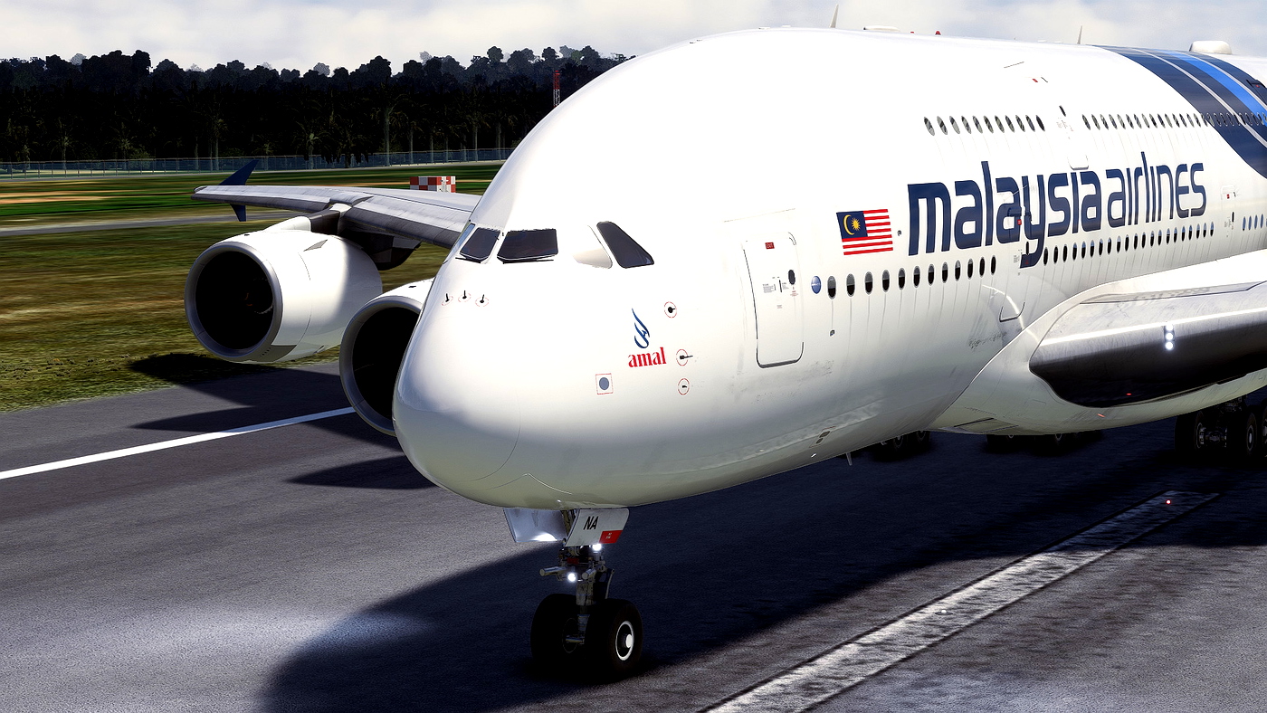 Threads - FlyByWire A380X Malaysia Airline 9M-MNA 2K 4K 8K 对于 Microsoft ...