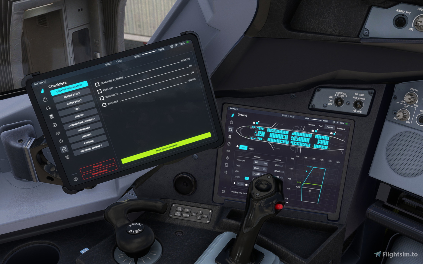 FlyByWire A380X OIT Functionality 对于 Microsoft Flight Simulator | MSFS