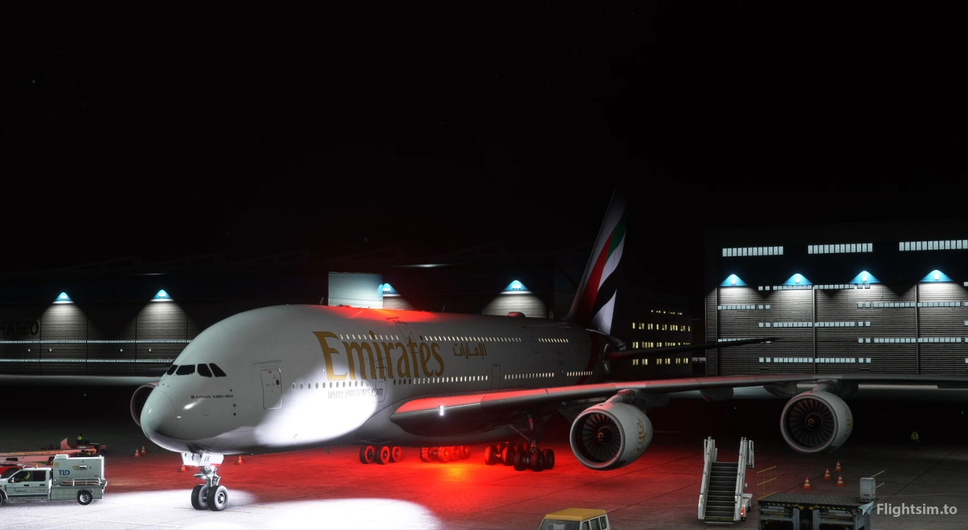 FlyByWire A380X Realistic Enhanced Lighting 对于 Microsoft Flight ...
