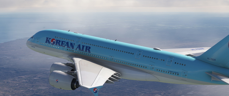 FlyByWire Airbus A380 Korean Air [with CABIN] for Microsoft Flight ...