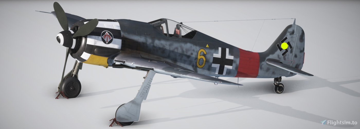 FlyingIron Focke-Wulf Fw190 A-8 Historical Markings pour Microsoft ...
