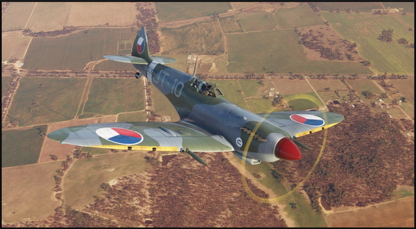 Flyingiron Spitfire MK IX RAAF A58-628 1944 Livery Eraly Green for ...