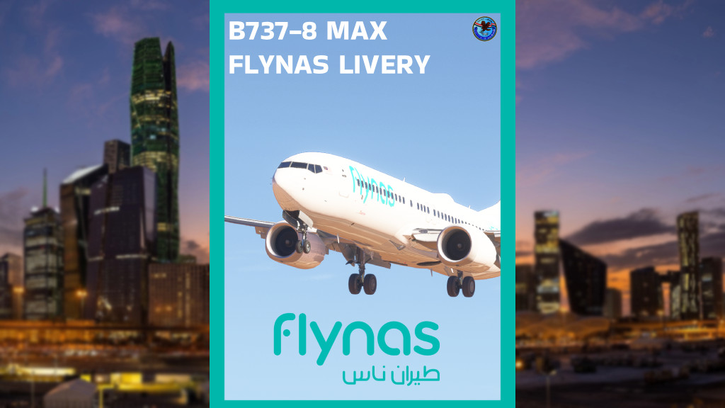 Flynas 9M-LRM w/Cabin - Ifly 737 8 MAX pour Microsoft Flight Simulator ...