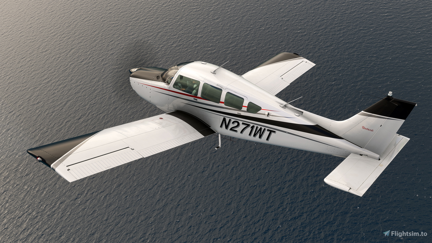 Flysimware Beechcraft C24R Sierra - N271WT for Microsoft Flight Simulator | MSFS