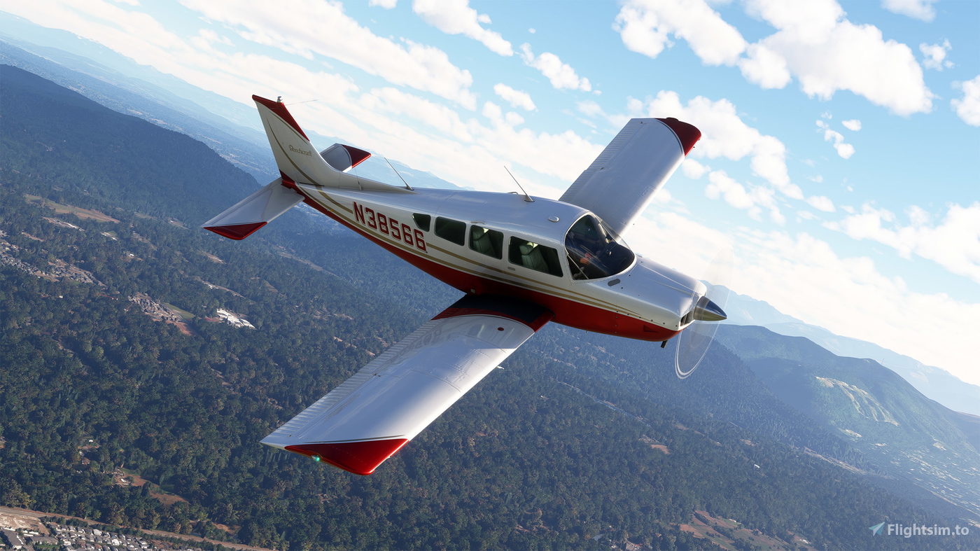 Flysimware Beechcraft C24R Sierra - N38566 for Microsoft Flight Simulator | MSFS