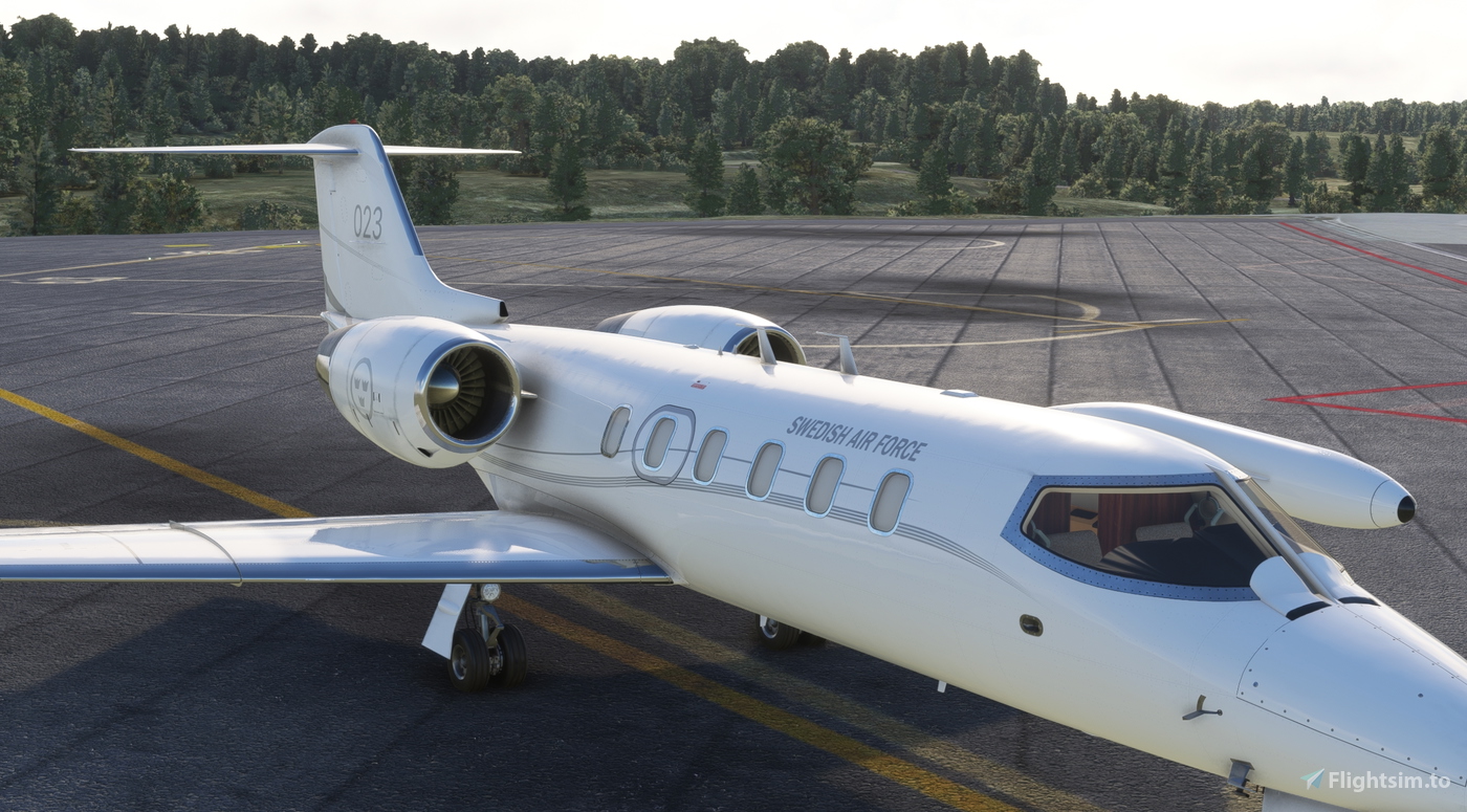 Flysimware Learjet 35A Swedish Air Force S102B 023 (2016) for Microsoft ...