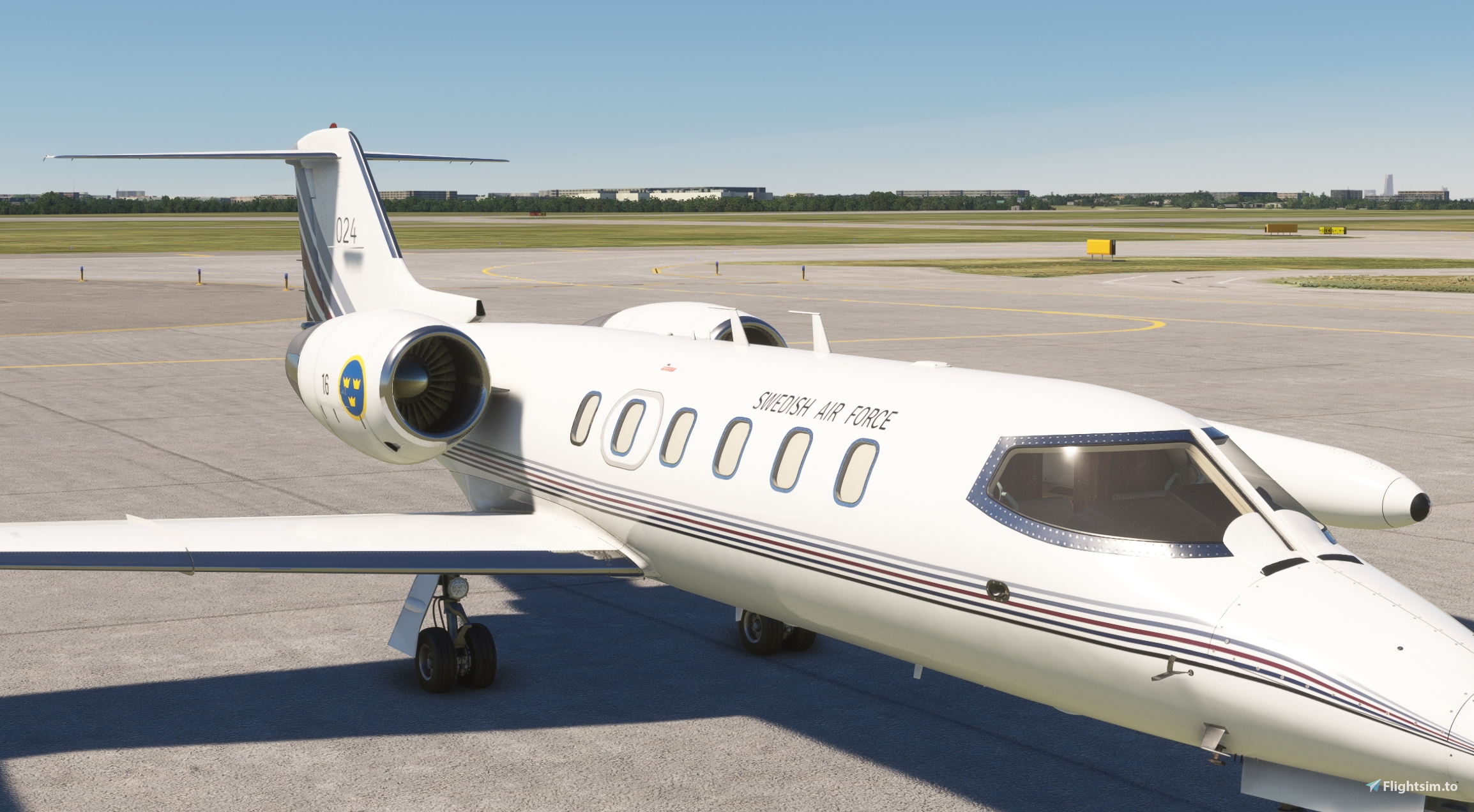 Flysimware Learjet 35A Swedish Air Force TP102 024 - MSFS Add-on ...