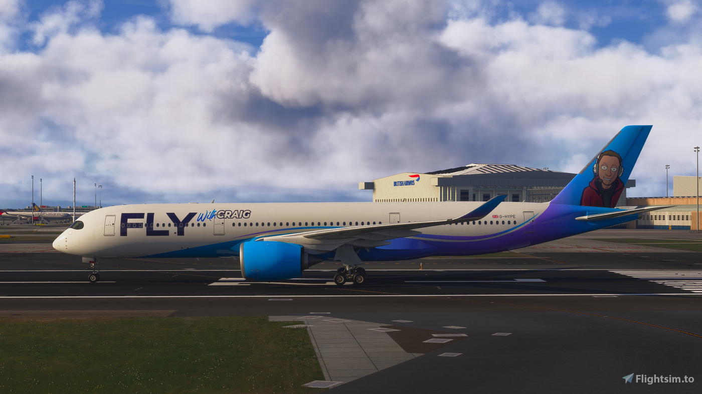 FlyWithCraig Virtual G-HYPE | iniBuilds A350-900 | Fictional Airline ...