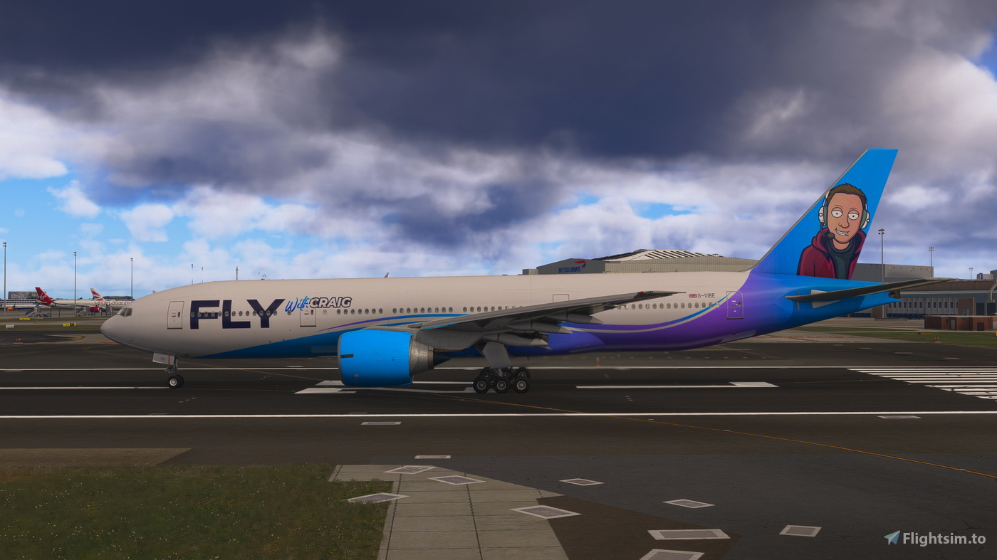 FlyWithCraig Virtual G-VIBE | PMDG 777-200ER | Fictional Airline for Microsoft Flight Simulator ...