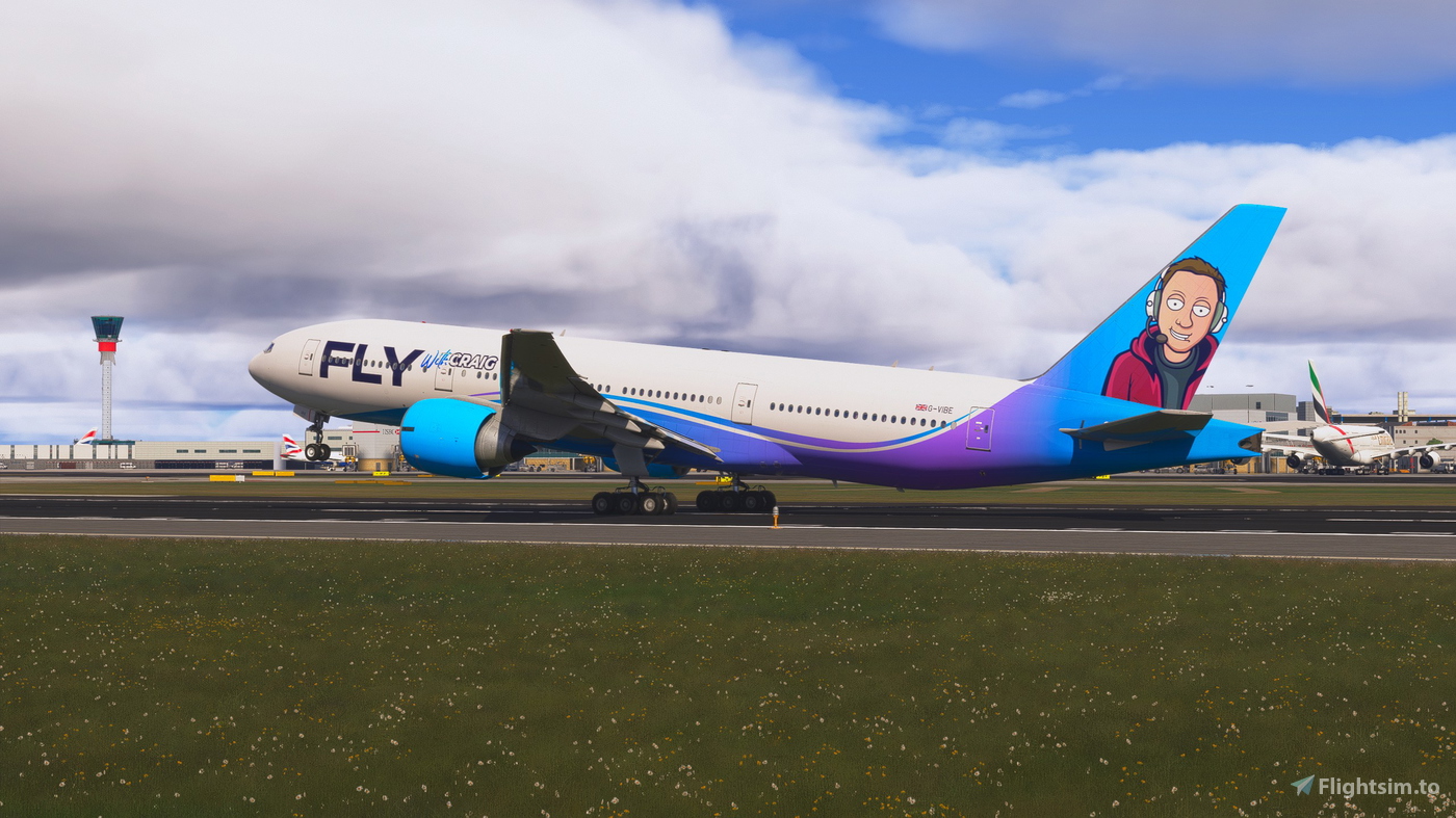 FlyWithCraig Virtual G-VIBE | PMDG 777-200ER | Fictional Airline for Microsoft Flight Simulator ...