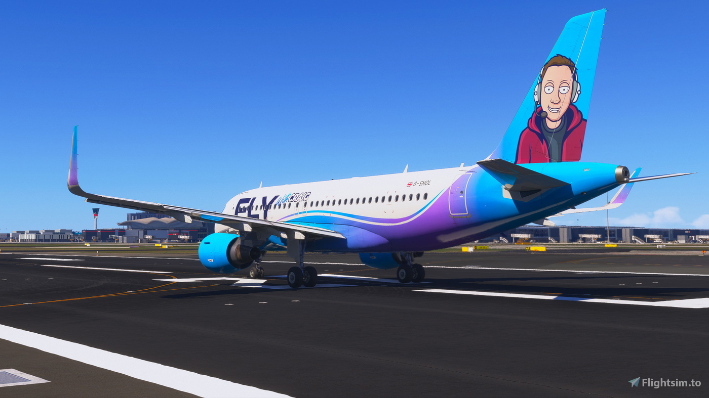 FlyWithCraig Virtual G-SMOL | Fenix A319 BFU | Fictional Airline pro ...