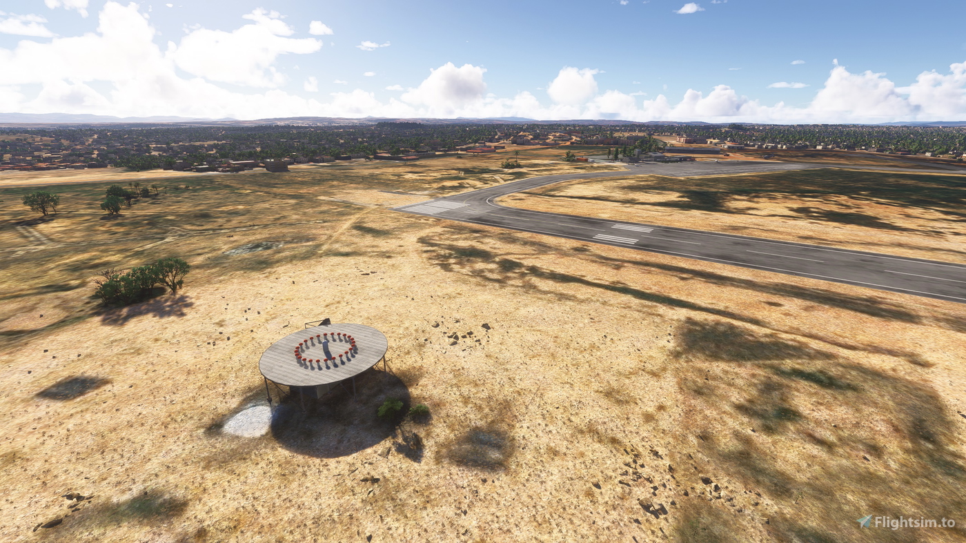 FNHU Aeroporto Albano Machado, Huambo, Angola for Microsoft Flight ...