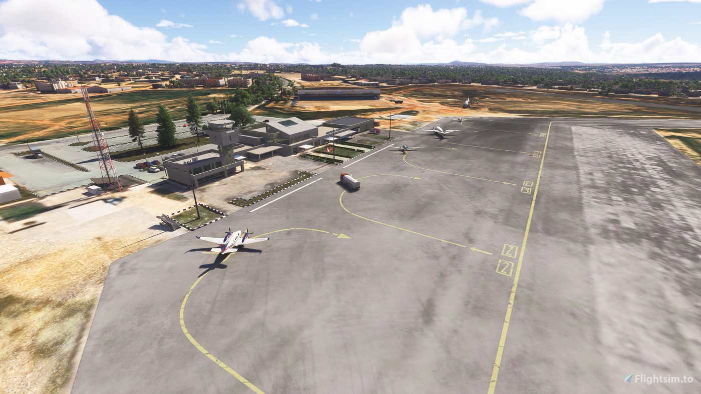 FNHU Aeroporto Albano Machado, Huambo, Angola for Microsoft Flight ...