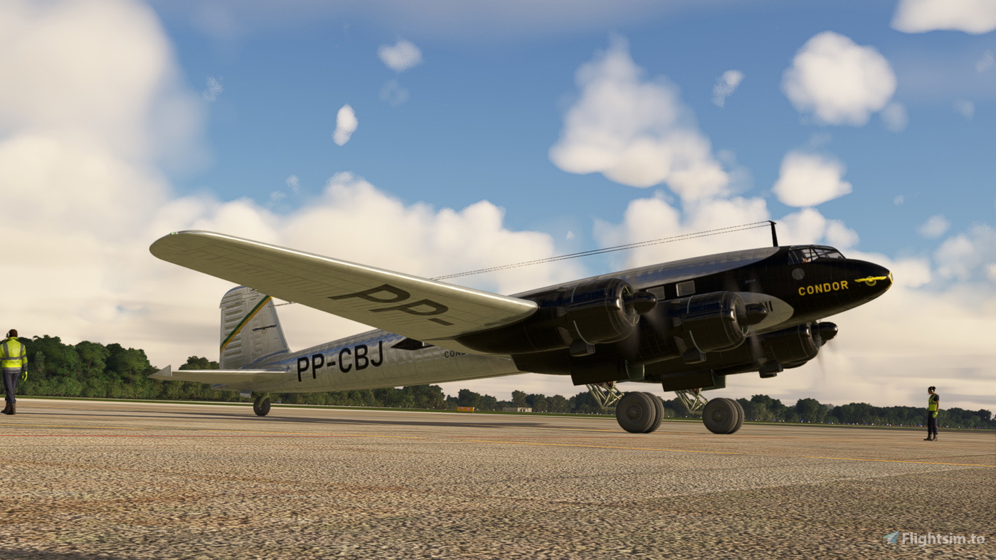 Focke Wulf FW-200 A-0 "ARUMANI" PP-CBJ Brazilian airline "Syndicato Condor" 1943 for Microsoft ...