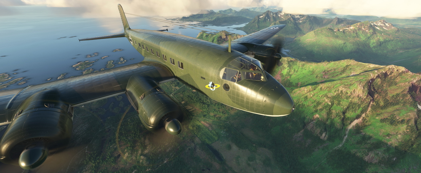 Focke Wulf FW-200 Condor Luftwaffe KG40 F8+HH 对于 Microsoft Flight ...