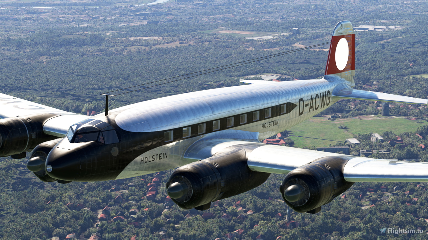 Focke Wulf FW-200 D2 Condor , D-ACWG " HOLSTEIN" Deutsche Lufthansa 1944 for Microsoft Flight ...
