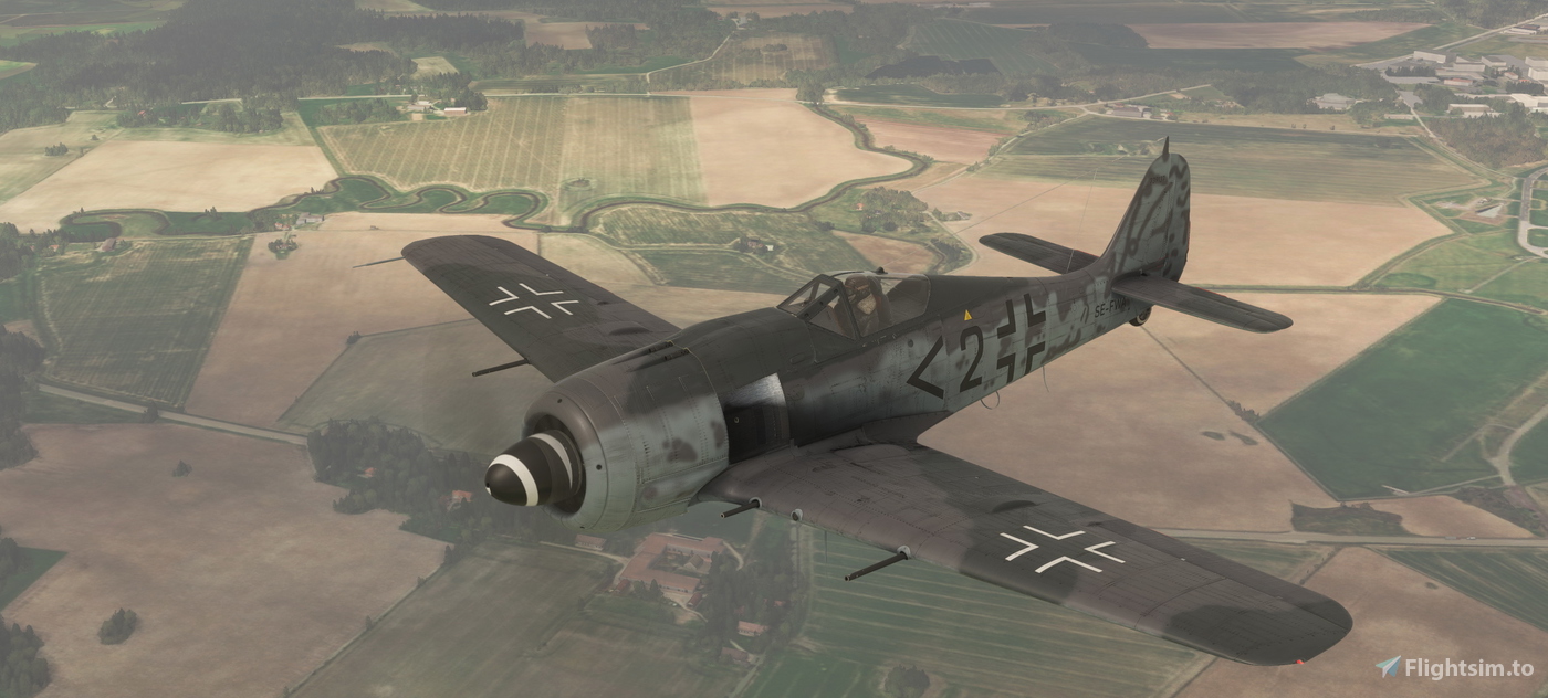 Focke Wulf FW190 SE-FWA for Microsoft Flight Simulator | MSFS