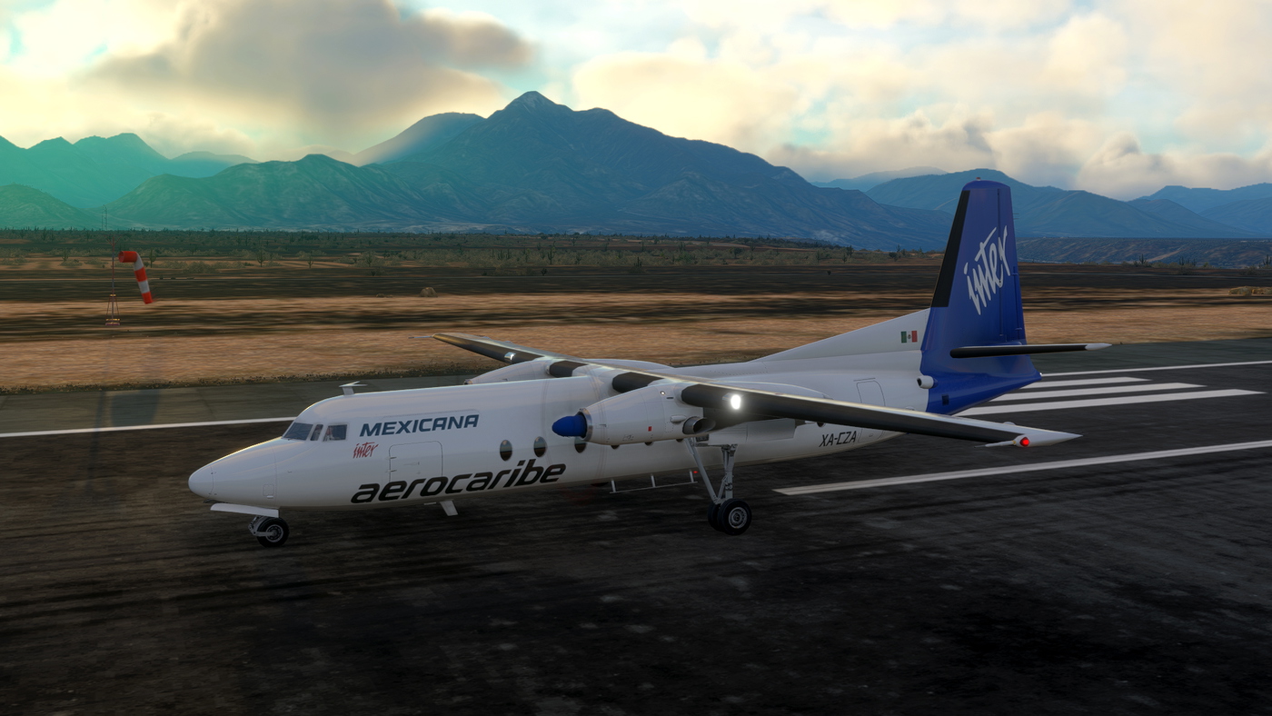Fokker 27 Aerocaribe (Mexicana) XA-CZA for Microsoft Flight Simulator ...