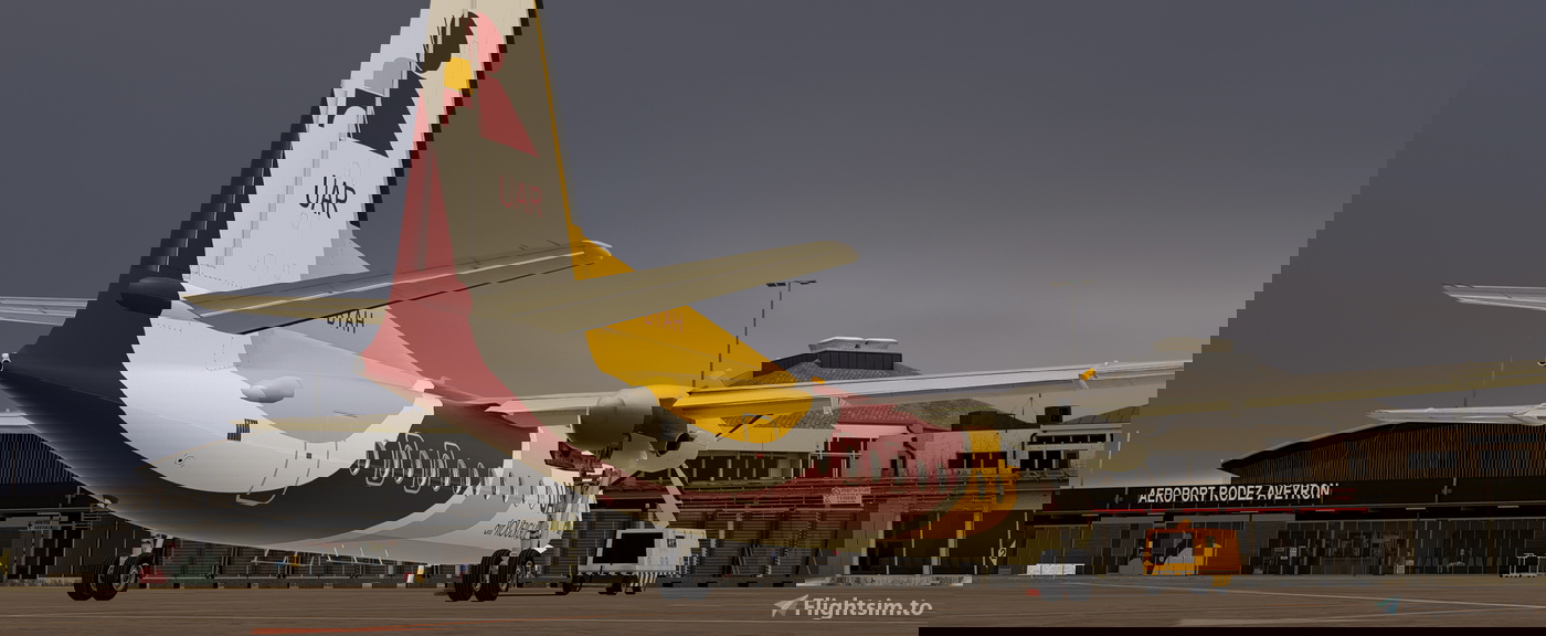 Fokker 27 Air Rouergue (UAR) F-BYAH für Microsoft Flight Simulator | MSFS