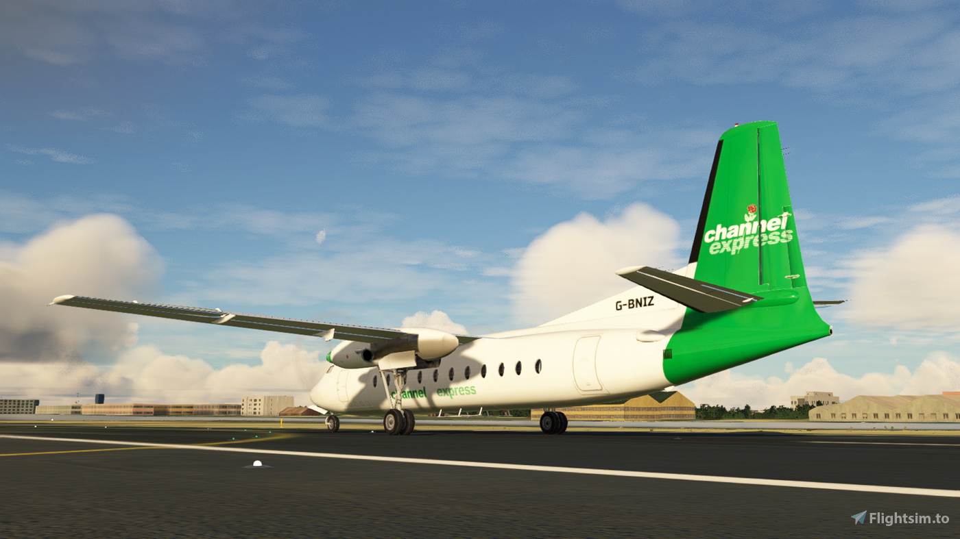 Fokker 27 Channel express for Microsoft Flight Simulator | MSFS