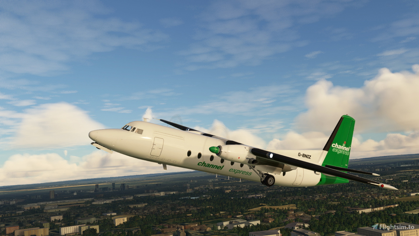 Fokker 27 Channel express for Microsoft Flight Simulator | MSFS