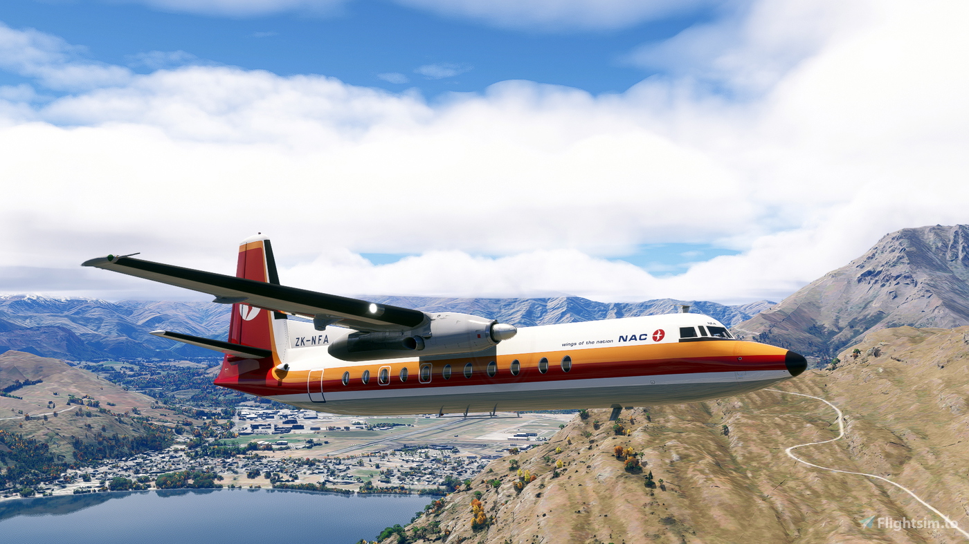 Fokker F27 - National Airways Corp (N.A.C) 1970's New Zealand (ZK-NFA ...