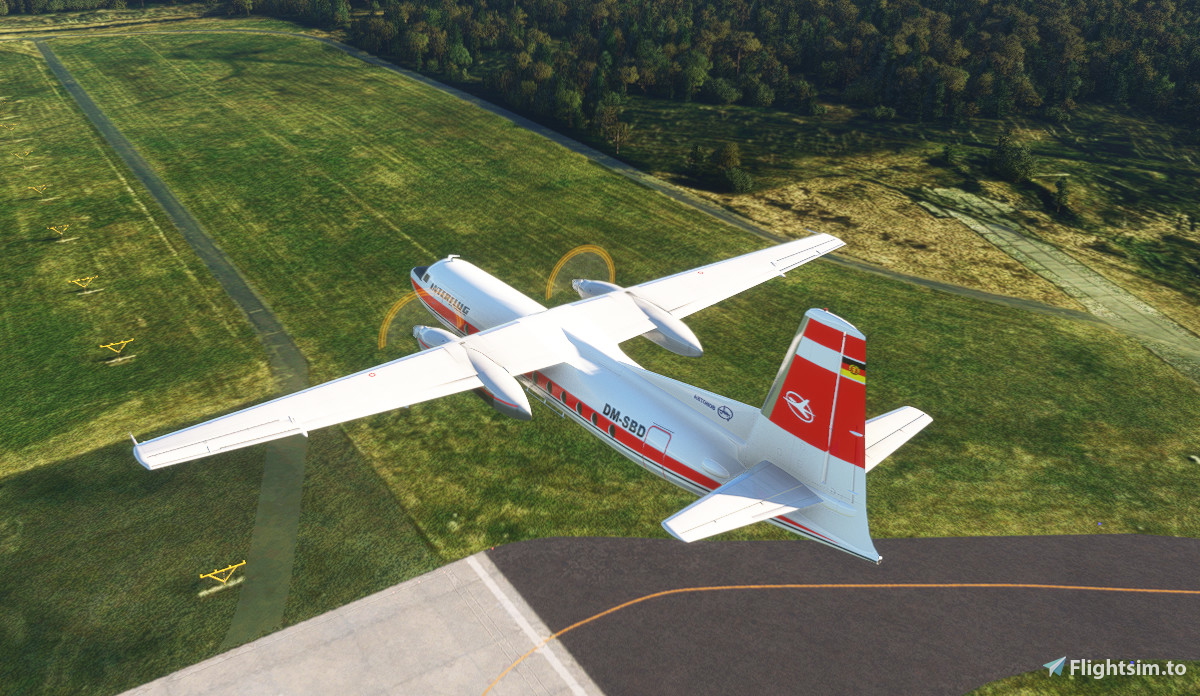 Fokker F27-500 / DM-SBD "Interflug" (fict.) / requested pour Microsoft ...