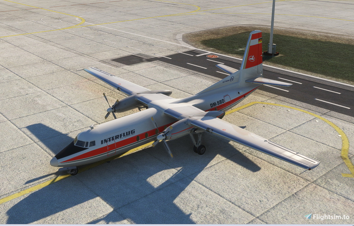 Fokker F27-500 / DM-SBD "Interflug" (fict.) / requested pour Microsoft ...