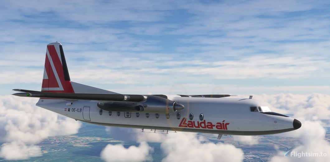 Fokker F27-600 LAUDA AIR pour Microsoft Flight Simulator | MSFS