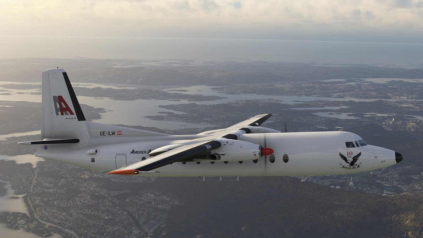 Fokker F27 Amerer Air OE-ILW for Microsoft Flight Simulator | MSFS