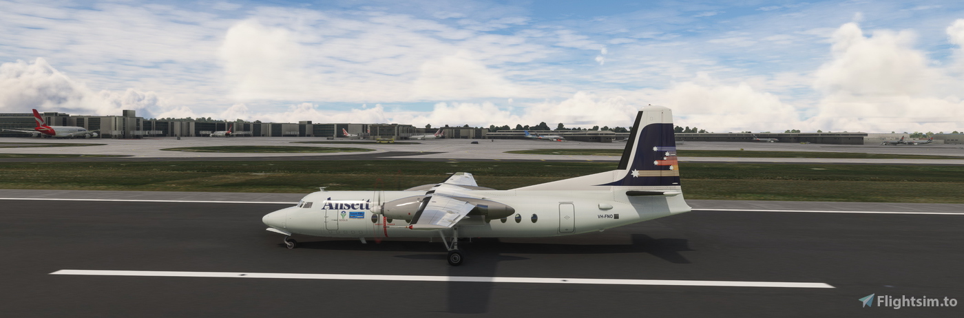 Fokker F27 Ansett VH-FNO for Microsoft Flight Simulator | MSFS