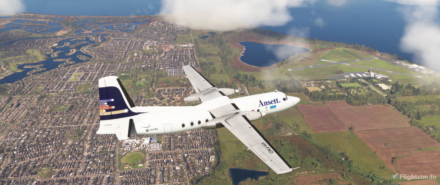 Fokker F27 Ansett VH-FNO for Microsoft Flight Simulator | MSFS