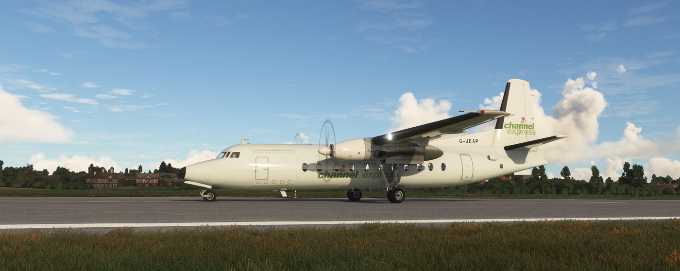 Fokker F27 Channel Express G-JEAP pour Microsoft Flight Simulator | MSFS