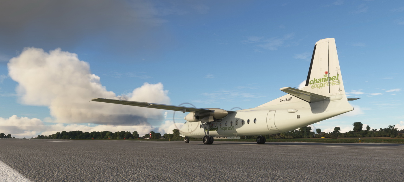Fokker F27 Channel Express G-JEAP pour Microsoft Flight Simulator | MSFS