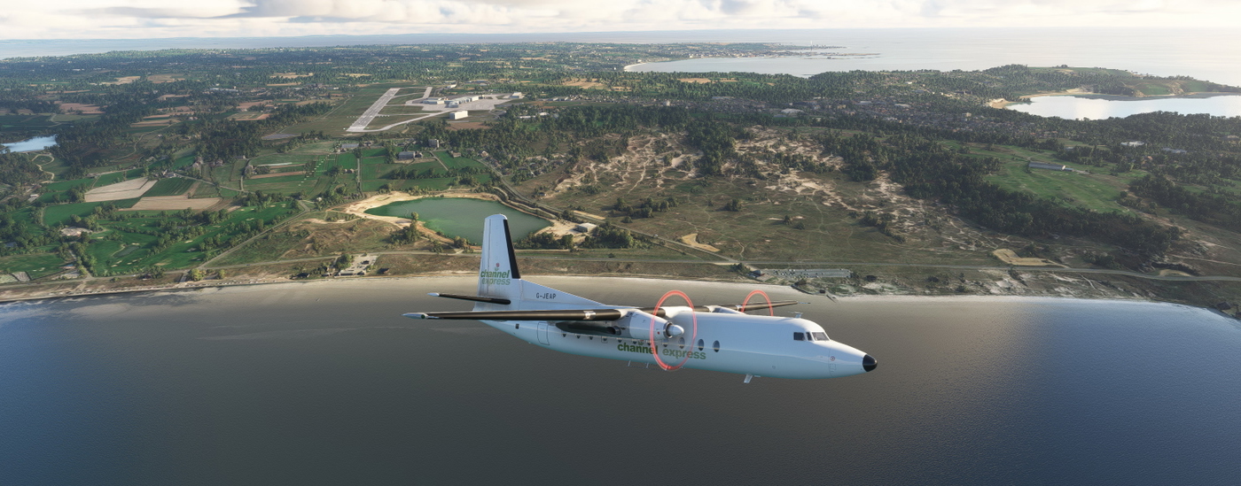 Fokker F27 Channel Express G-JEAP pour Microsoft Flight Simulator | MSFS