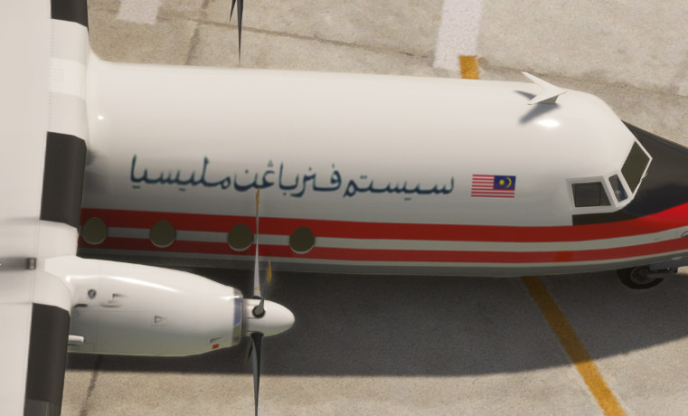 Fokker F27 Malaysian Airline System Livery (9M-MCI) für Microsoft ...