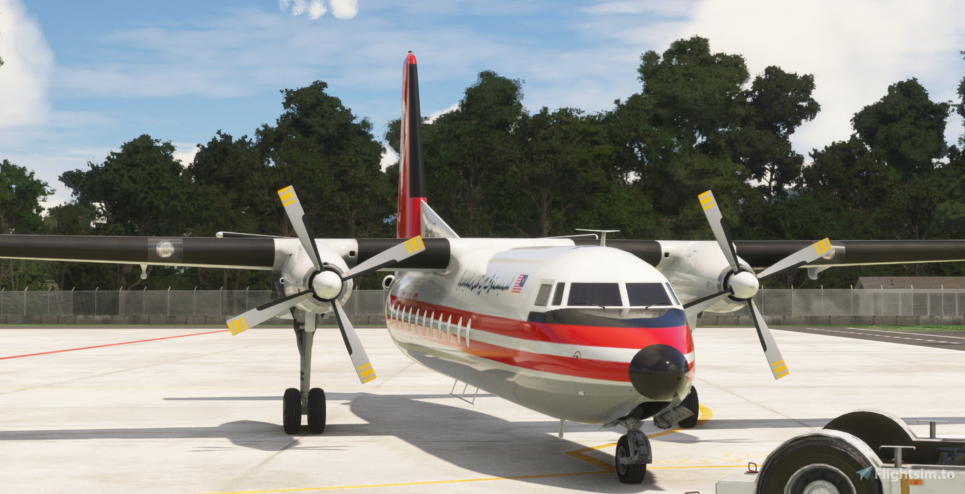 Fokker F27 Malaysian Airline System Livery (9M-MCI) for Microsoft Flight Simulator | MSFS