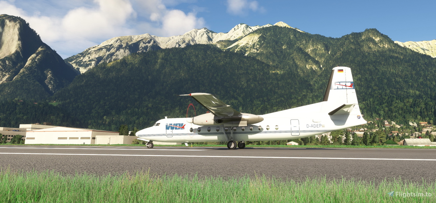 Fokker F27 WDL Aviation D-AELD, D-ADEP and D-AELK のために Microsoft Flight ...