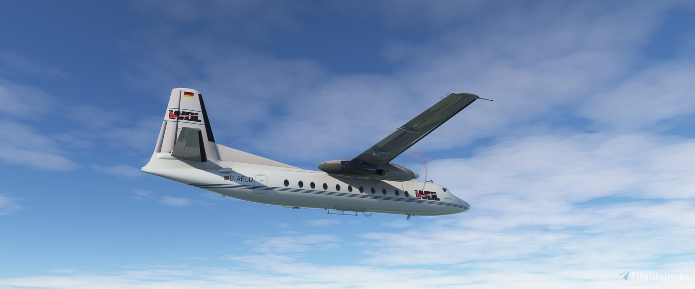 Fokker F27 WDL Aviation D-AELD, D-ADEP and D-AELK for Microsoft Flight ...